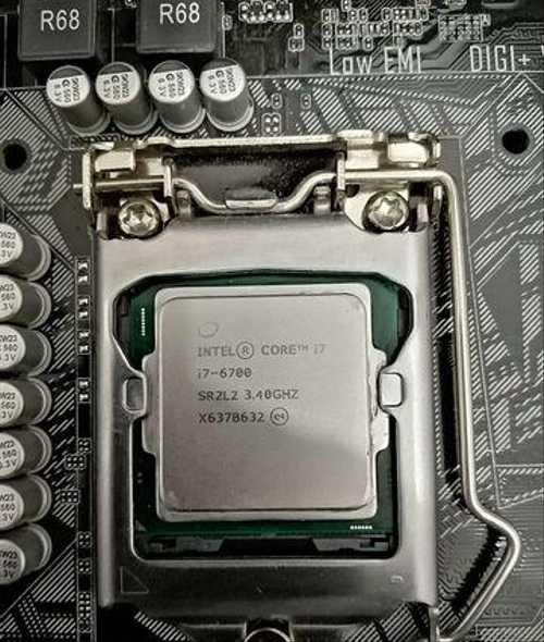 Процессор + материнка I7 6700 + Asus H170 pro