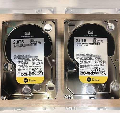 Жесткий диск 3.5" Western Digital WD RE 2 Тб