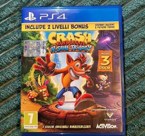 Crash bandicoot trilogy ps4