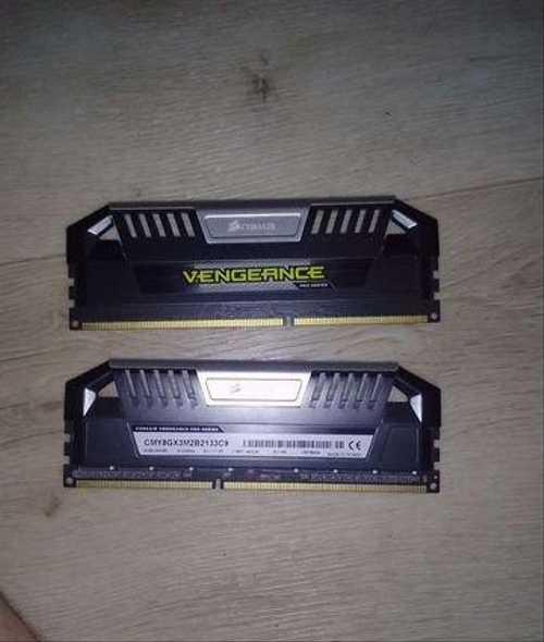 Оперативка Corsair Vengeance Pro DDR3 2133 8gb