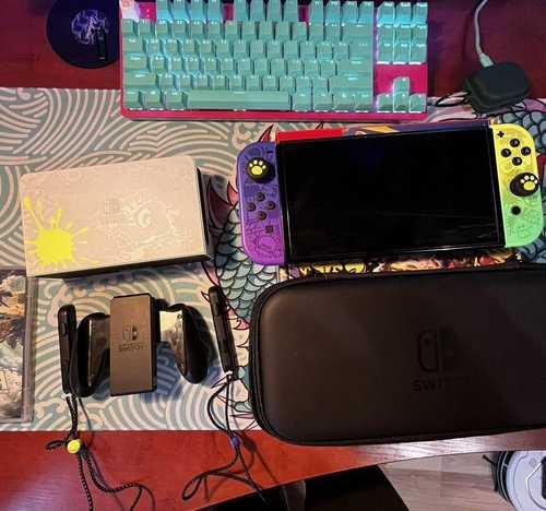 Nintendo switch oled splatoon 3 edition