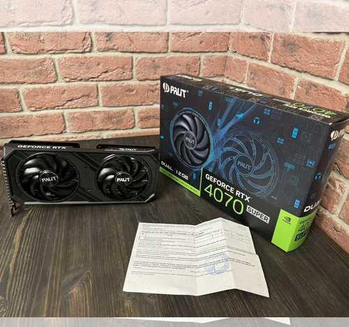 Видеокарта rtx 4070 super palit dual