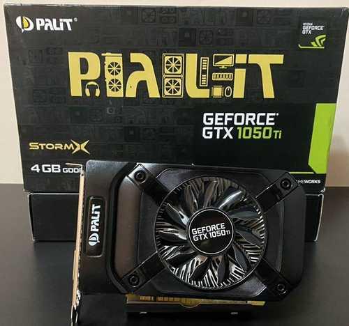 Видеокарта Palit GTX 1050Ti StormX 4gb