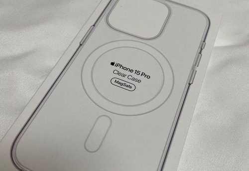 iPhone 15 Pro Clear Case MagSafe новый чехол