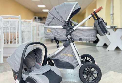 Коляска трансформер Luxmom V9 3в1 2023