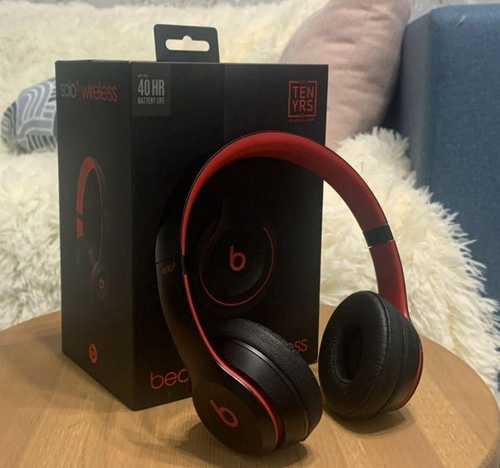 Наушники beats solo 3 black/red