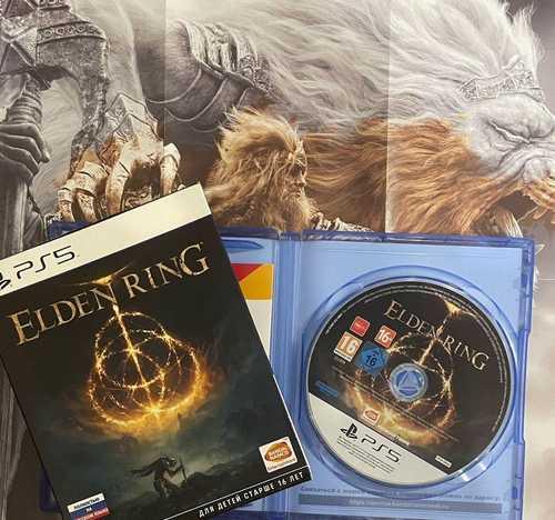 Диск с игрой Elden Ring PS5