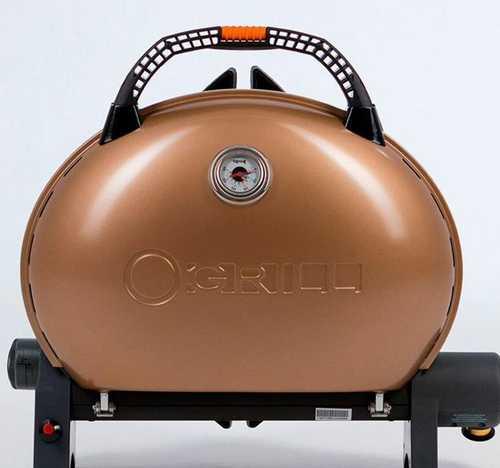 Газовый гриль O-grill 500mт bicolor black-gold + адаптер А