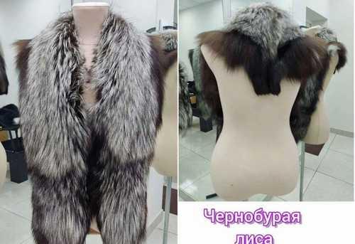 Воротник чернобурая лиса
