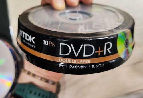 Чистые диски DVD-R (8.5gb)
