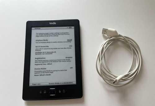 Электронная книга Amazon Kindle 5