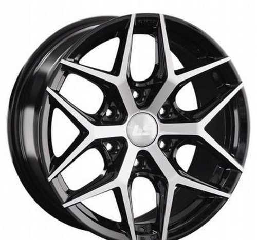 LS 8x17/6x139,7 ET36 D100,1 1303 BKF (конус, Колпак лого)