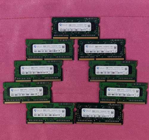 Оперативная память 2 Гб/1333 Мгц/DDR3L/Sodimm