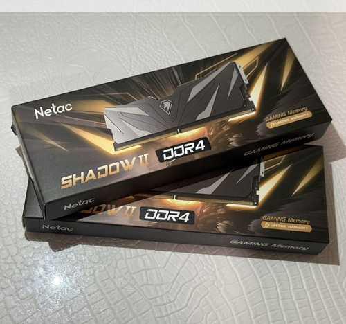 Новая оперативная DDR4 Netac Shadow II 32gb 3200