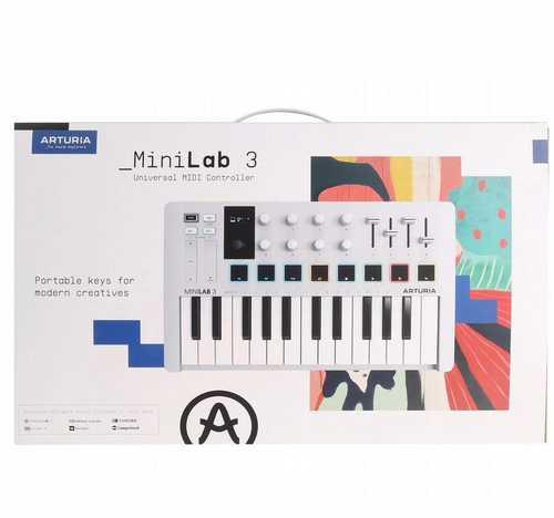 Arturia minilab 3 White midi-клавиатура