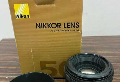 Объектив Nikon 50mm f 1.4g af s Nikkor
