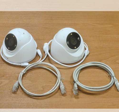 2 WiFi ул. камеры ezviz CS-H4 3Mp звук, SD   патчи