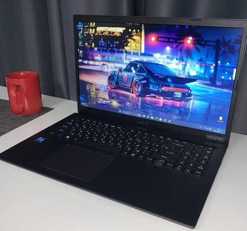 Мощный тонкий Acer 2024г i3-1115g4, 8gb, SSD 256gb