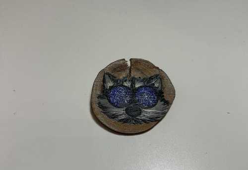Значок hand made деревянный