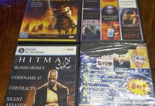 DVD диски фильмы и игры