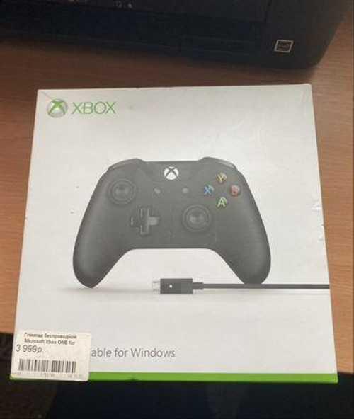 Геймпад xbox one с адаптером bluetooth