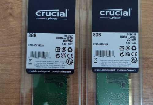 Оперативная память Crucial CT8G4DFS832A (DDR4 8Gb)