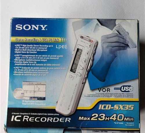 Диктофон Sony ICD-SX35