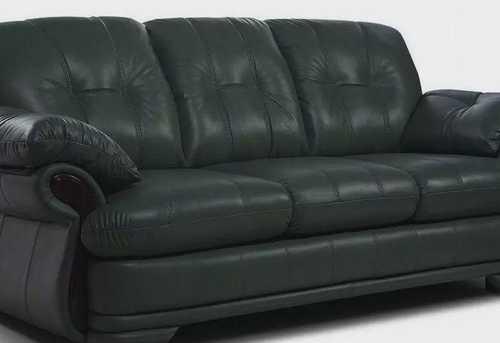 Кожаный диван Фортуна 3 3-мест без мех-ма дизайн 6