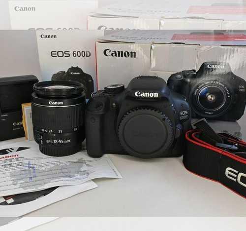 Canon EOS 600D kit 18-55 III пробег 4400