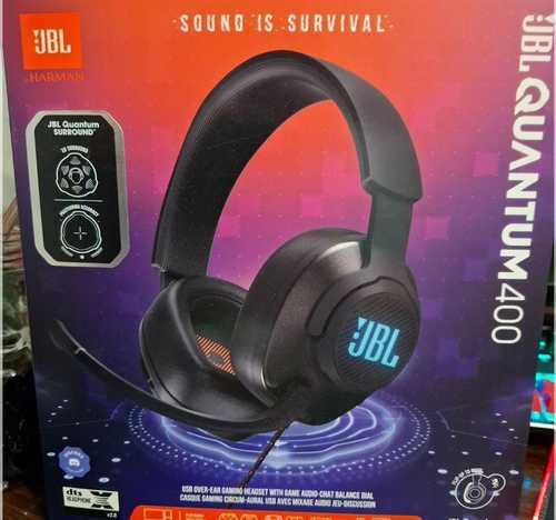 Игровые наушники JBL Quantum 400, черный