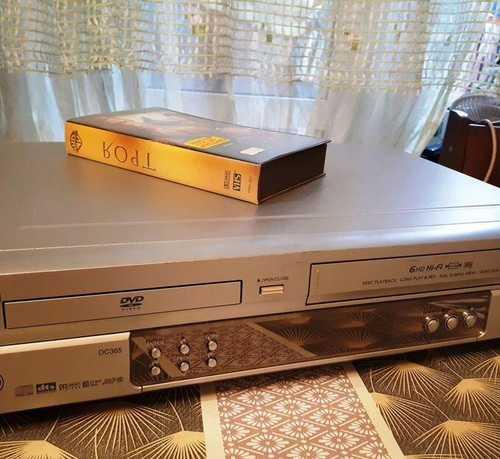 DVD-CD-VHS проигрыватель LG DC365