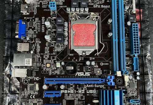 Материнская плата LGA1155 asus P8H61-M2 USB3