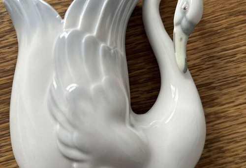 Фарфоровая ваза Лебедь. Испания