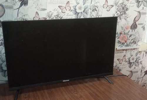 ЖК телевизор Hisense, новый,80 см, разбита матрица