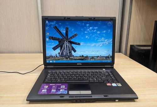 Ноутбук Benq 2 ядра 2GB 15.4" Win 7