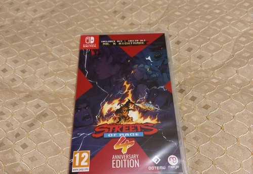 Streets Of Rage 4 Anniversary ed.(nintendo switch)