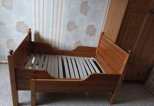 Кровать односпальная IKEA Икеа Leksvik Лексвик