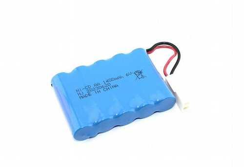 Аккумулятор Ni-Cd 6V 1400 mAh AA Flatpck разъем EL