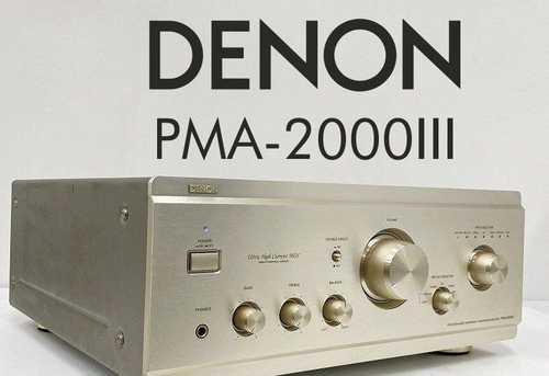 Denon PMA-2000iii -Еще Лучше, Тяжелее, Музыкальнее