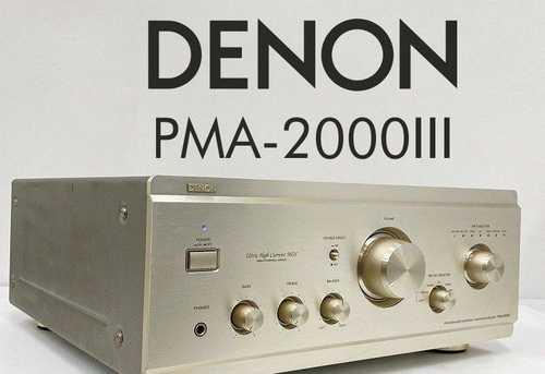 Denon PMA-2000iii -Еще Лучше, Тяжелее, Музыкальнее