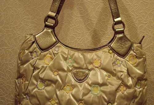Женская сумка Domani Италия вышивка жемчужная