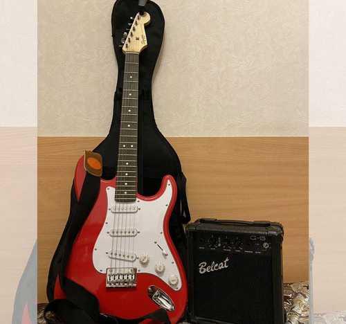 Электрогитара fender squier stratocaster mm