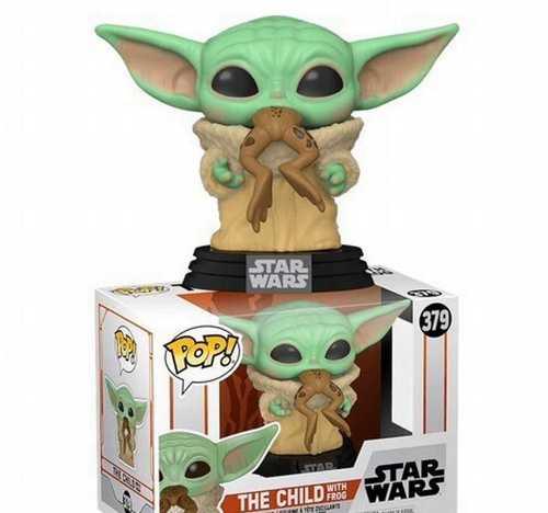 Фигурка Funko Pop Star Wars: The Mandalorian - The Child With Frog (379)