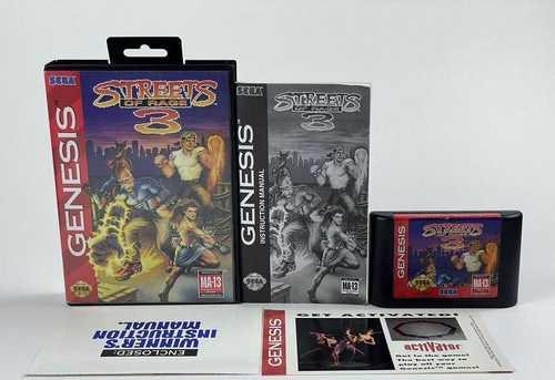Игра на Sega Genesis Streets of Rage 3