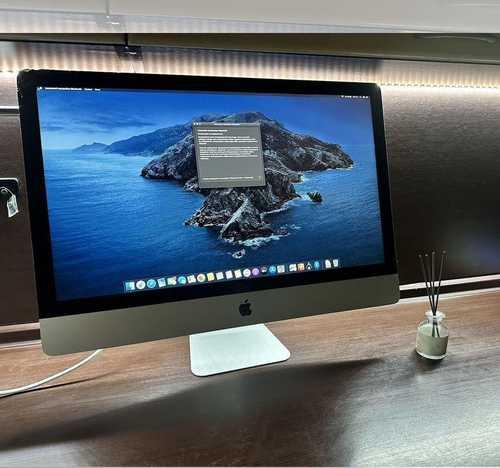 Тонкий iMac 27 2012 i7 3,4/32/512 с трещиной