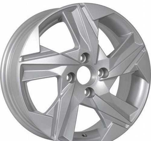 KDW KD1520 : 6x15 4*100 Et:46 Dia:54.1 Light Silver Painted