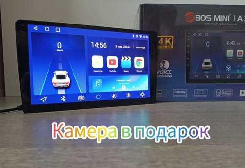 Магнитола Bos mini A3 pro Car play Android Новая