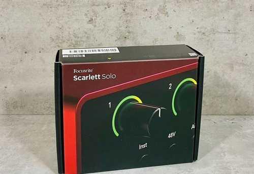 Focusrite Scarlett Solo 4th Gen