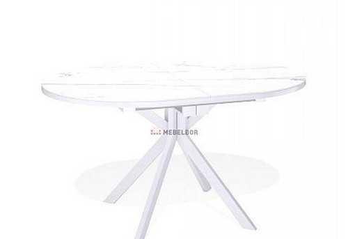 Стол обеденный Kenner DO1300 белый/керамика белая