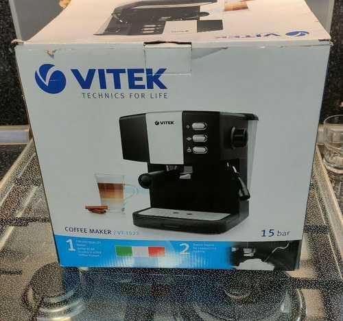 Кофеварка рожковая vitek VT-1523